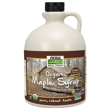 NOW Foods Maple Syrup Grade B Org 32 Ounce - Walmart.com