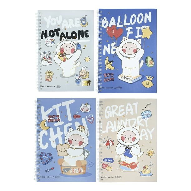 4 Libretas de Raya Jands Cuadernillo de Notas 40 Hojas Tamaño 21cm x 14 ...