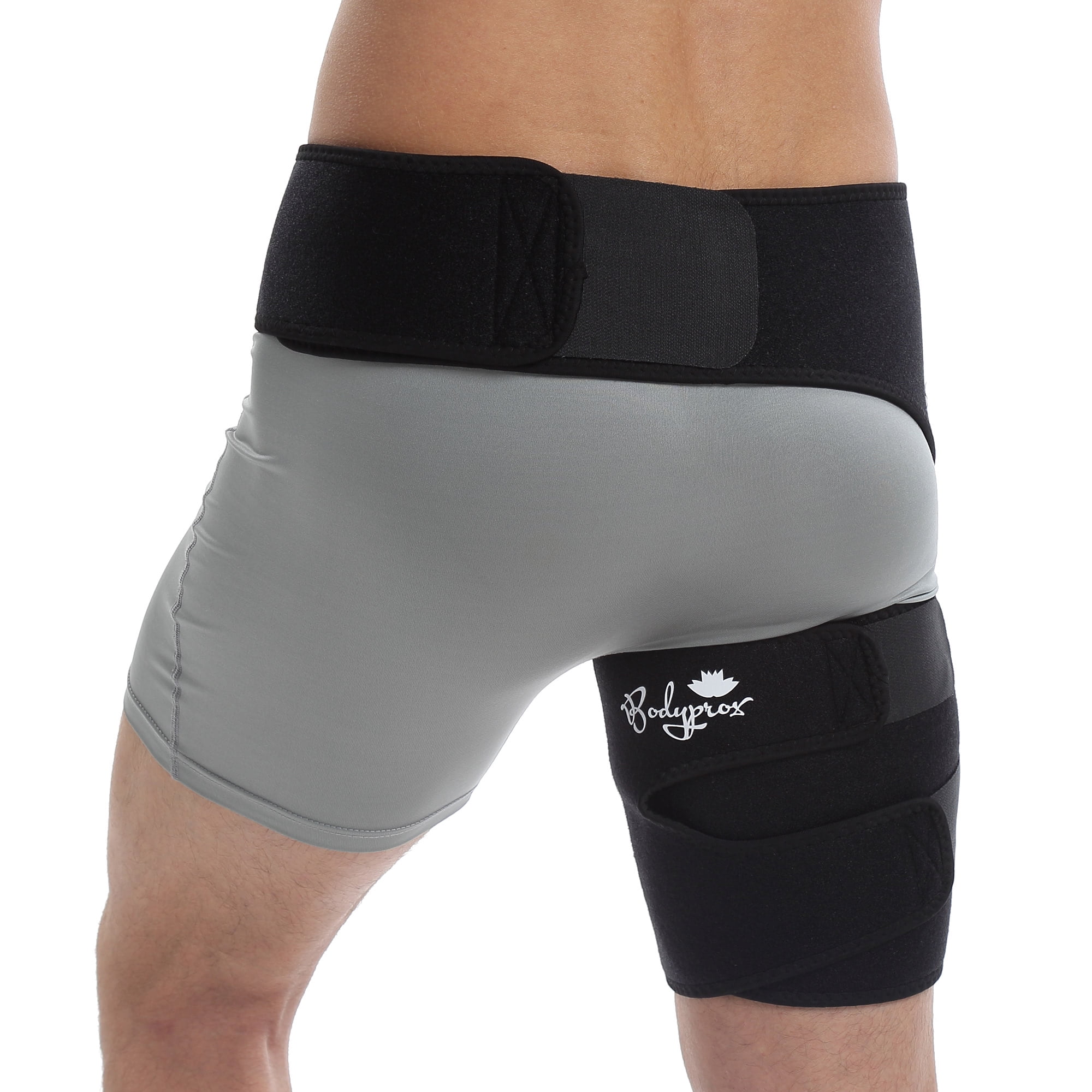Bodyprox Groin Wrap, Adjustable Support for Hip, Groin, Hamstring ...
