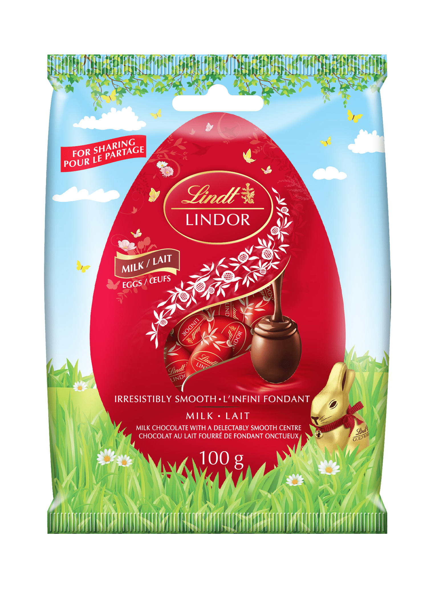 Lindt LINDOR Milk Chocolate Mini Eggs, 100-Gram Bag, 100 g - Walmart.ca