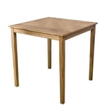 Belfast Counter Tall Square Dining Kitchen High Top Table, Oak ...