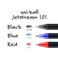 Uniball Jetstream 101 Stick Ballpoint Pens, Medium Point (1.0mm), Black ...