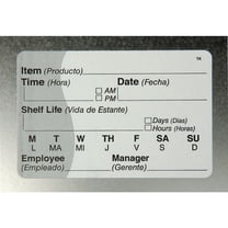 DayMark ToughMark? White Repositionable Shelf Life Labels - 3"L x 2"H ...