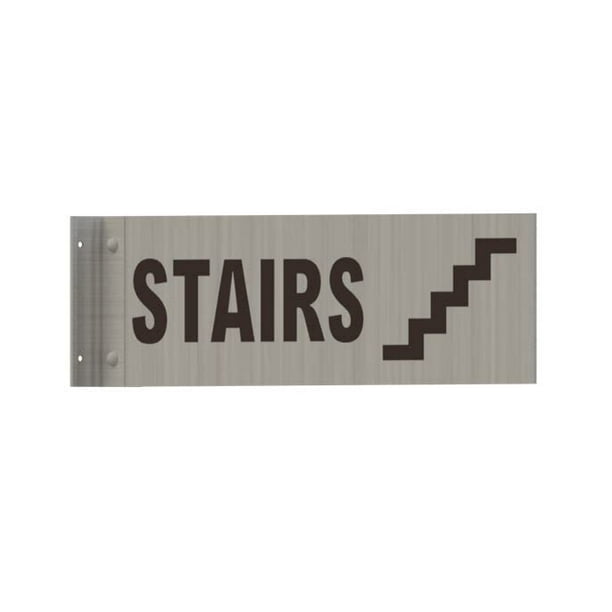 Stairs Sign -Two-Sided/Double Sided Projecting, Corridor and Hallway ...