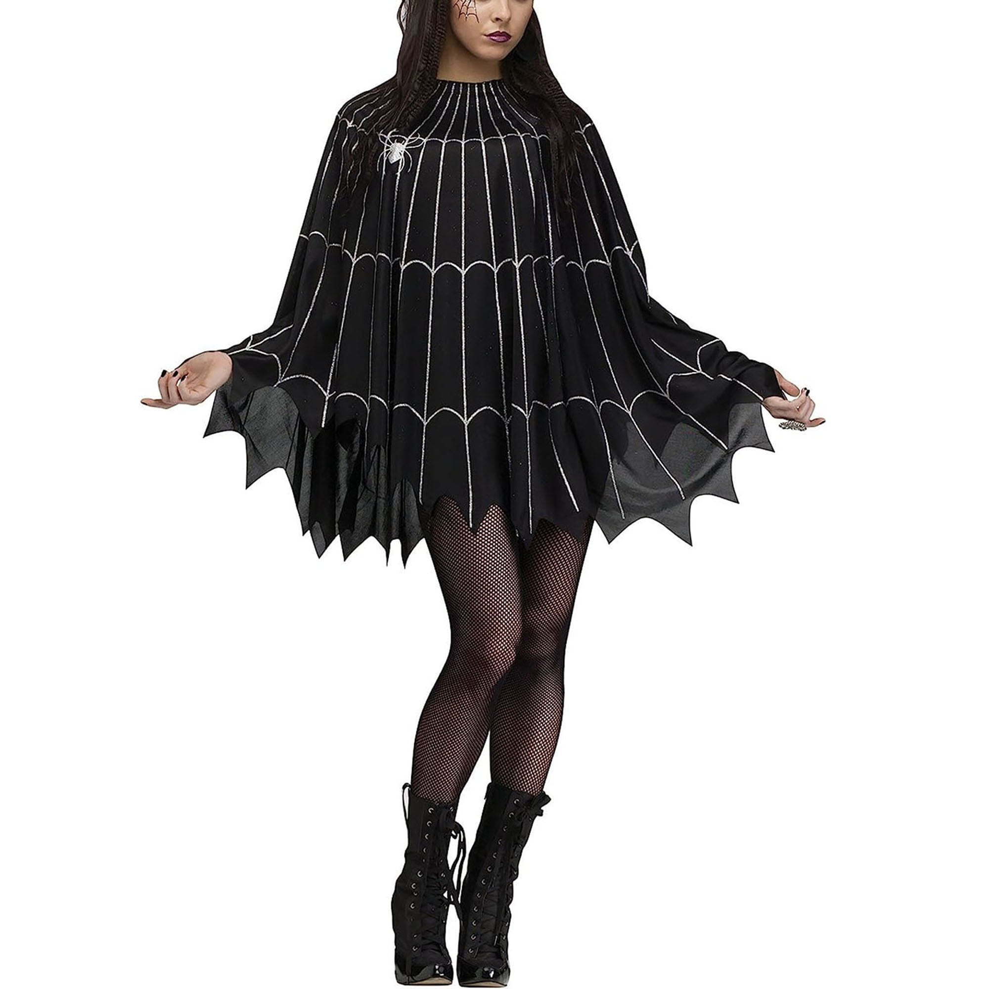 Click here for Gupgi Women Halloween Party Cloak Gothic Spider We... prices