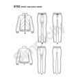 Simplicity Sewing Pattern R11388 (8702) - Mimi G Misses' Knit Jacket ...