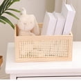 Handcraft Wood Storage Basket Designs for Cabinets Adds Elegant Elegant ...