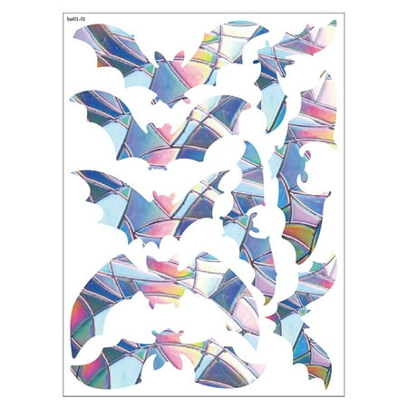 Window Sticker Reusable Shaped Static Anti Collision Strike Glass Decal ...