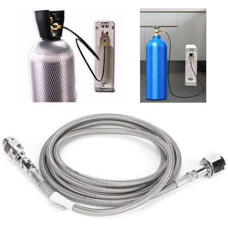 ANGGREK G5/8‑14 // TR21‑4 External Soda Hose CO2 Tank High Pressure Hose Adapter Kit Accessory 2 ...