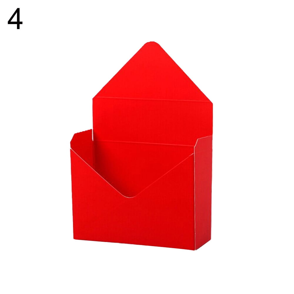 Anvazise Romantic Envelope Stripe Flower Bouquet Paper Packing Box