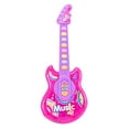 Kids Beginner Electric Guitar Set with Flash Mic, Speaker, Stand - Pink ...