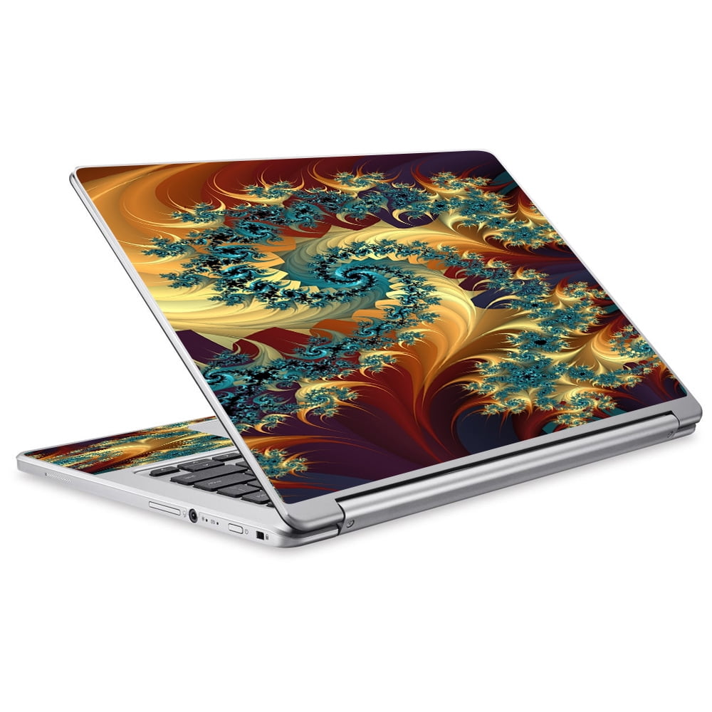 Skins Decals For Acer Chromebook R13 Laptop Vinyl Wrap / Trippy Floral ...