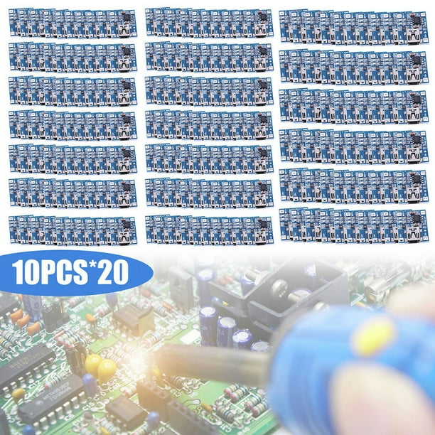 [HW-167 10 piezas] [mini usb] TP4056 1A batería litio placa carga ...
