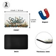 Artistic Octopus Fridge Magnets Sticker Refrigerator Magnetic Kitchen ...