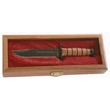 Ka-Bar Walnut Display Case, Plain Glass for 13" Knife - Walmart.com
