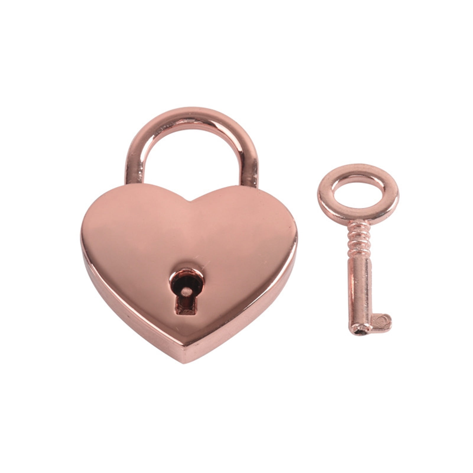 Farfi Vintage Heart Shape Mini Padlock Bag Travel Suitcase Luggage Box ...