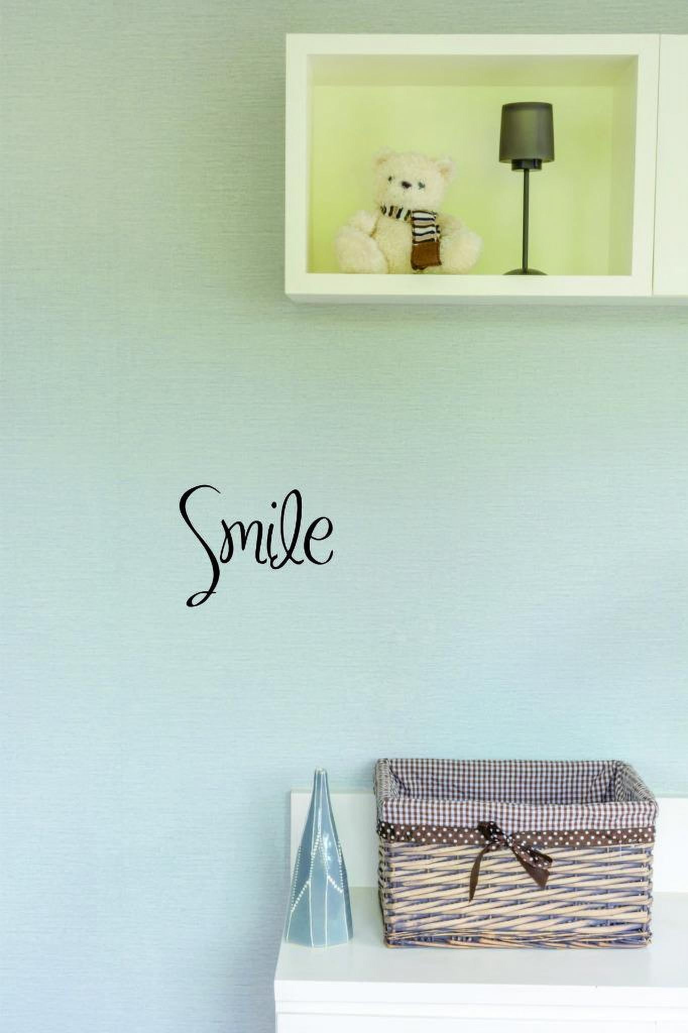 Smile Vinyl Wall Decal for Home - Together Brush Soap Peace Hands Life ...