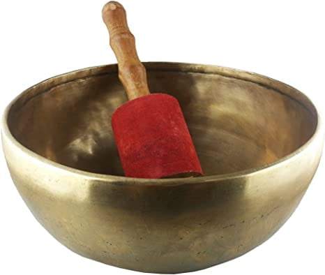 Tibetan Singing Bowl/Prayer Bowls/Rin Gong/Suzu Gongs - 8 Inch Diameter ...