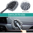 2 Pcs Super Soft Microfiber Duster Brush Car Dash Cleaner Cleaning ...