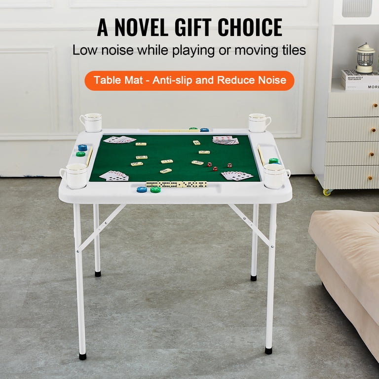 Mahjong Table Automatic VECELO 4FT Folding Card Table Set Of 5 ...