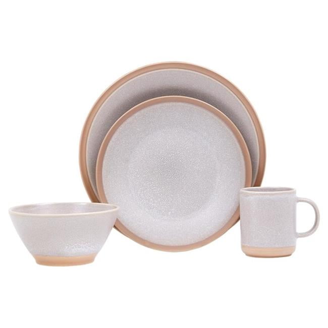 Baum TAVARA16S Joshua Dinnerware Set, Sand - 16 Piece - Walmart.com