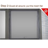 Vanlofe Magnetic Mesh Bug Screen, Flexible Indoor Insect Fly Screen ...