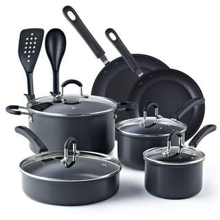 Mainstays Ceramic Nonstick 12 Piece Cookware Set, Teal Ombre, Hand Wash ...