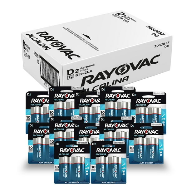 PILA RAYOVAC ALCALINA D CON 24 UNIDADES 1.5V Rayovac ECOM222 | Bodega ...