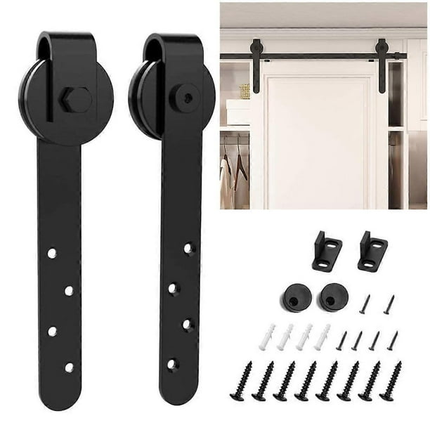 Mini Barn Door Sliding Kit Sturdy Hardware For Cabinet Door Rail Set ...