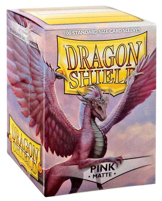Card Supplies Dragon Shield Matte Pink Card Sleeves [100 ct] - Walmart.com