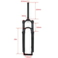 26" 120MM Mountain Bike Fork MTB Suspension Fork Adjustable Air Shock ...