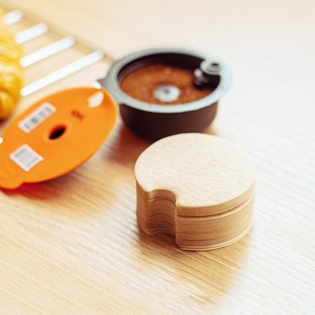 Funie 100Pcs Coffee Filters Unbleached Replacement Disposable Splash ...