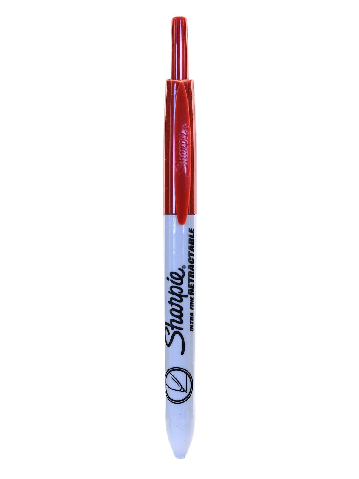 Retractable Markers red, ultra fine tip, each (pack of 12) - Walmart.com