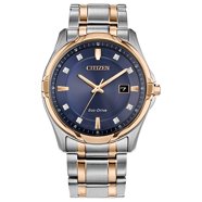 Citizen Men's Eco-Drive Crystal Accent Gold-Tone Watch and Bracelet Box ...