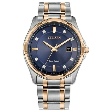 Citizen Men's Eco-Drive Crystal Accent Gold-Tone Watch and Bracelet Box ...