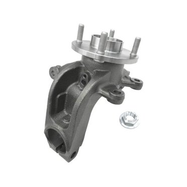 Crown Automotive 68088498AD Steering Knuckle and Hub Assembly, Black ...
