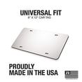 Ultra Thick Blank White Aluminum Composite Metal License Plate Frame ...