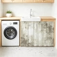 Abstract Cabinet Curtains for Kitchen 10"W x 11"L, Vintage Brown Grey ...