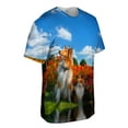 Furry Collie Mens T-Shirt All Over Print - Walmart.com