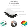 120 Pack Dry Erase Magnetic Labels Magnets Sticker Reusable Magnetic ...
