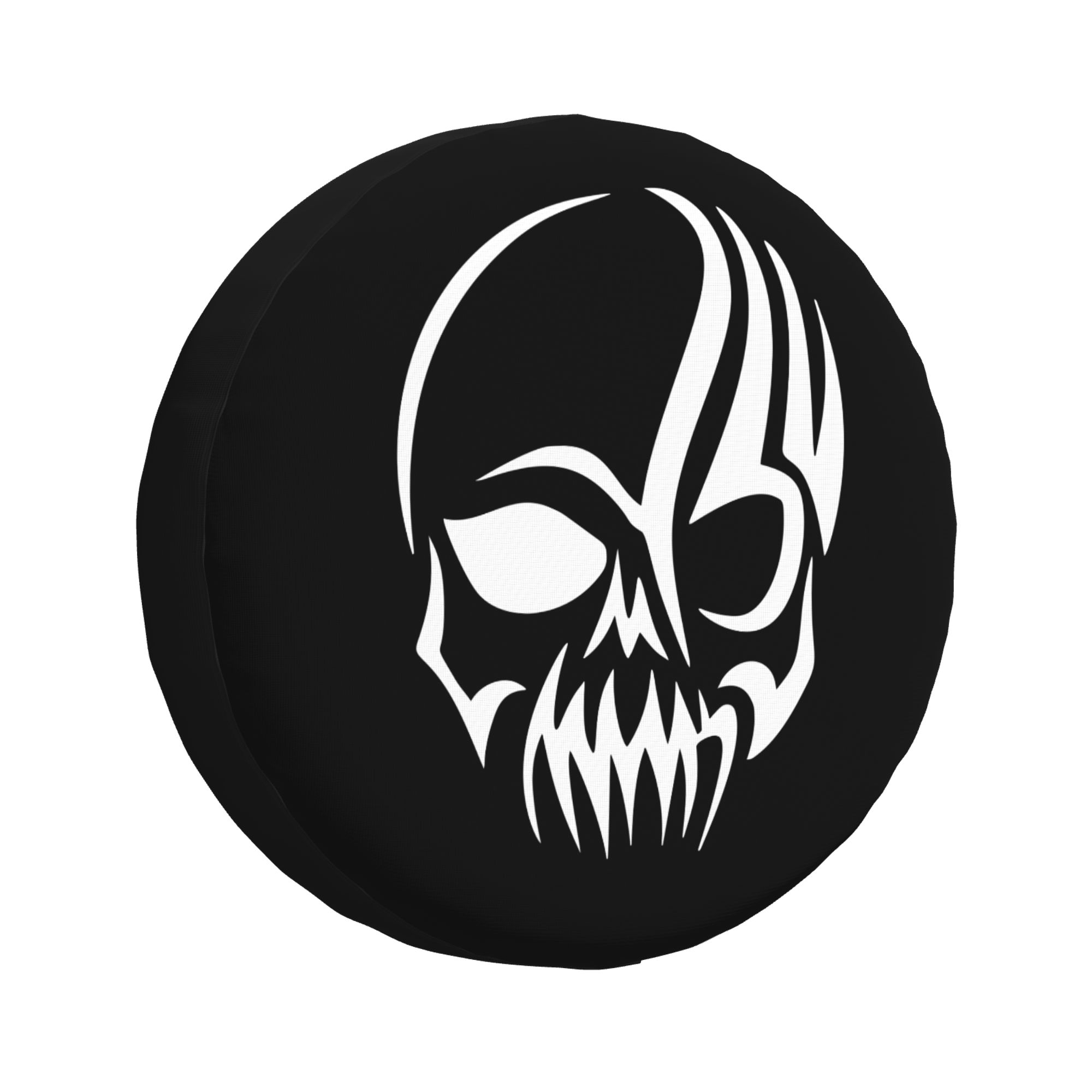 XMXY Tribal Evil Head Skull Spare Tire Cover，Universal Waterproof Cover ...