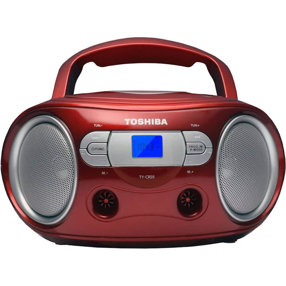 Buy Toshiba TYCRS9RED Portable CD Boombox with AMFM Radio - Red Online ...