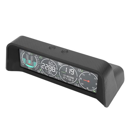 HUD Display, Adjustable Brightness HD LCD Screen Car GPS OBD HUD Heat ...