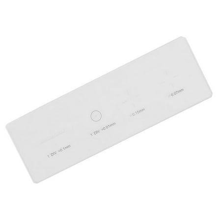 Microscope Micrometer, Stage Micrometer Microscope Reticle Calibration ...