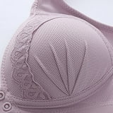 Lastesso Front Closure Bras for Women Plus Size Wireless Comfortable ...