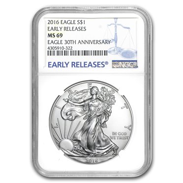 2013 (S) American Silver Eagle MS-69 NGC (Early Releases) - Walmart.com