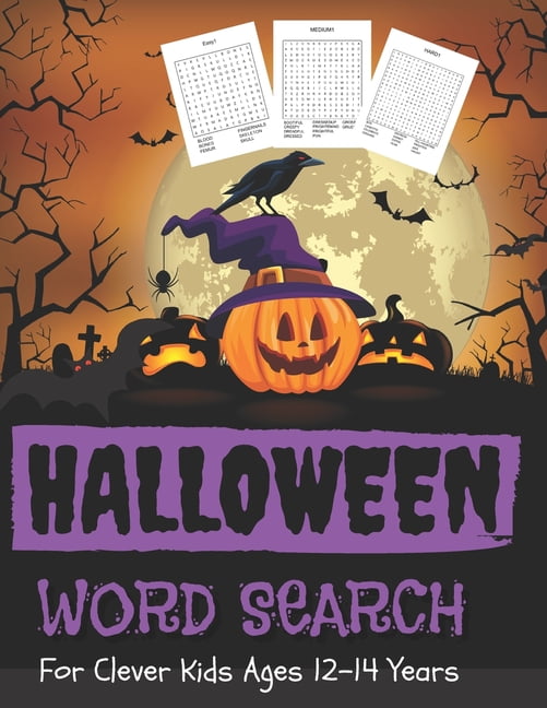 HALLOWEEN Word Search For Clever Kids Ages 12-14 Years : A Scary Fun ...