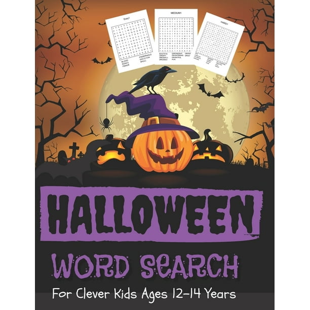 HALLOWEEN Word Search For Clever Kids Ages 12-14 Years : A Scary Fun ...