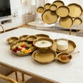 Cluster Serving Bowls, Gold Modular Relish Tray with Connecting ...