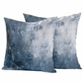 Abstract Graffiti Outdoor Throw Pillow Covers Set of 2, Navy Blue White ...